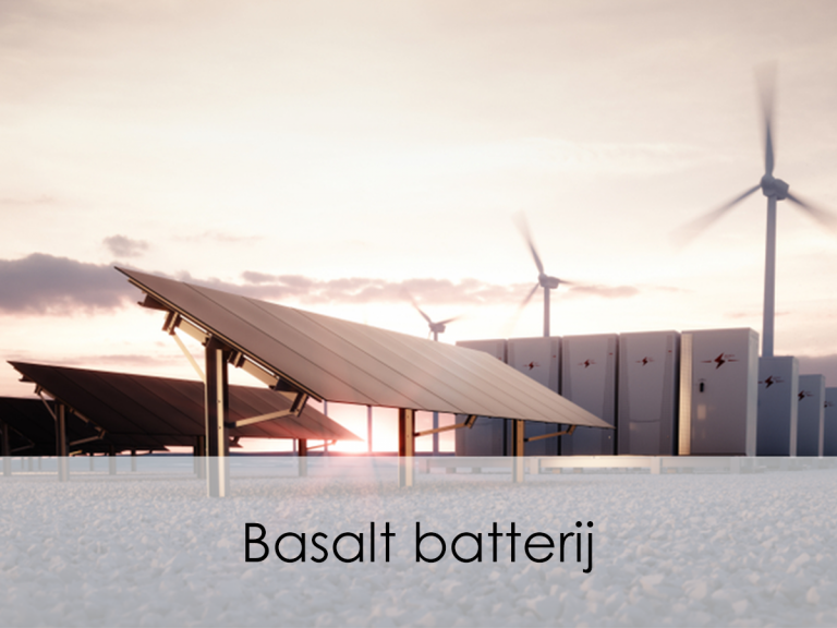 Basalt batterij voor duurzame energieopslag: Hoe werkt het?